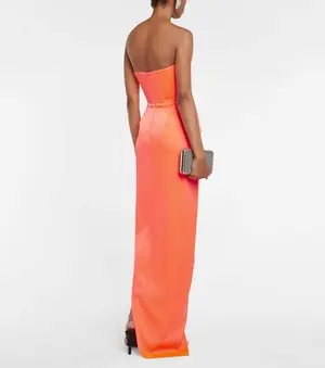 Alex Perry Harland Satin Crepe Gown
