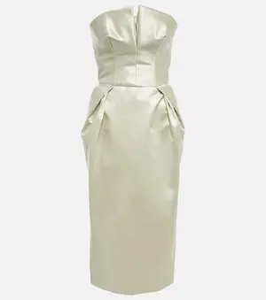 MAISON MARGIELA Satin Midi Dress