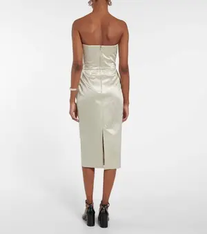 MAISON MARGIELA Satin Midi Dress