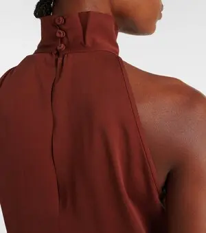 Max Mara Memore Halterneck Silk Top