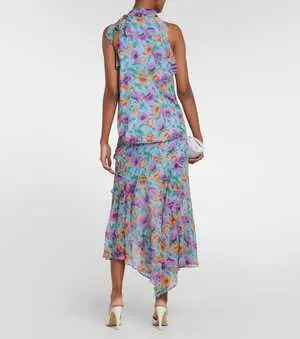 Veronica Beard Dali Floral Silk Blouse
