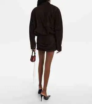 Magda Butrym Suede Leather Jacket
