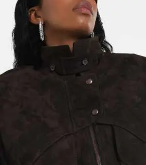 Magda Butrym Suede Leather Jacket
