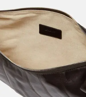 LEMAIRE Croissant Leather Shoulder Bag - Brown