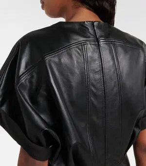 Isabel Marant Étoile Faustilia Mini Leather Dress