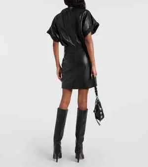 Isabel Marant Étoile Faustilia Mini Leather Dress