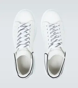 Alexander McQueen Oversized Leather Sneakers - White