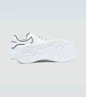 Alexander McQueen Oversized Leather Sneakers - White