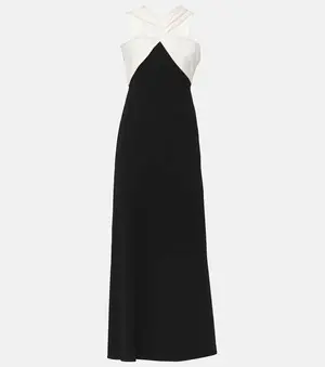 Roland Mouret Off-shoulder Maxi Dress