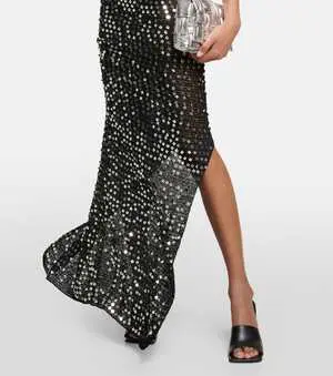 AYA MUSE Bellico Halterneck Maxi Dress