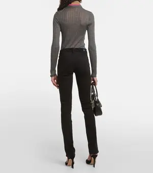 7 For All Mankind High-rise Straight Jeans