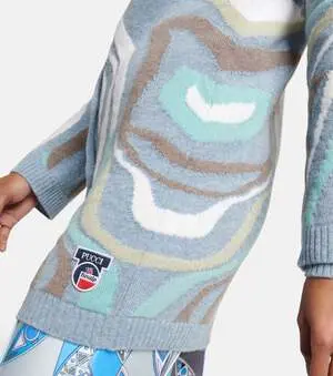 Emilio Pucci X Fusalp Intarsia Wool Cardigan