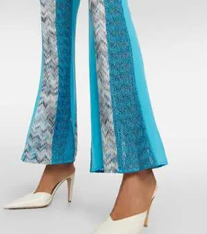 Missoni Zig-zag Knit Patchwork Pants