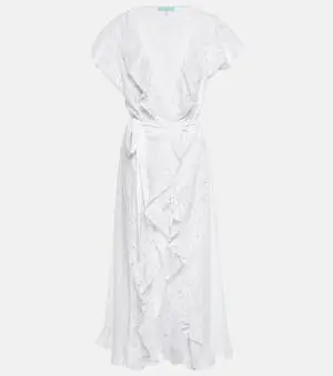 Melissa Odabash Brianna Cotton Maxi Dress - White