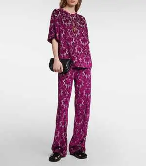 Dries Van Noten Patent Leather Sandals