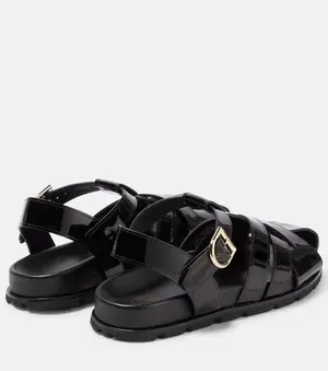 Dries Van Noten Patent Leather Sandals