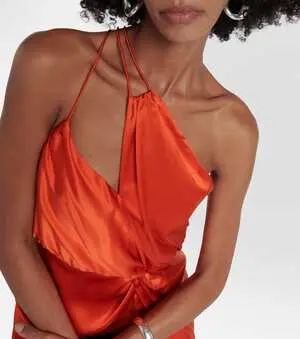 THE SEI One-shoulder Midi Dress