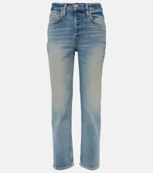 RE/DONE Mid-rise Straight Leg Jeans