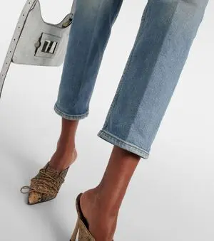 RE/DONE Mid-rise Straight Leg Jeans