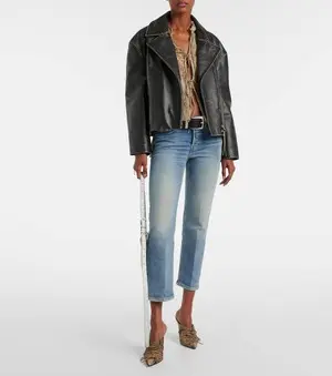 RE/DONE Mid-rise Straight Leg Jeans