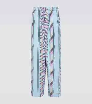Balenciaga Printed Fleece Sweatpants - Multicoloured