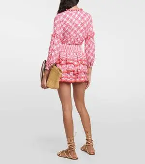 Poupette St Barth Bibi Printed Miniskirt