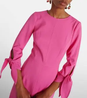 Carolina Herrera Wool-blend Midi Dress