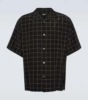 UNDERCOVERISM Checked Silk-blend Shirt
