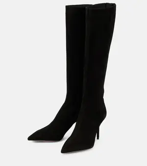 AQUAZZURA Saint Honore 85 Suede Boots