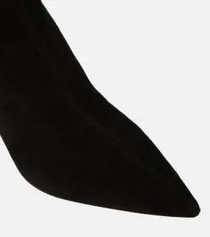 AQUAZZURA Saint Honore 85 Suede Boots