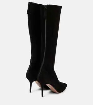 AQUAZZURA Saint Honore 85 Suede Boots