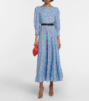 Rixo Kristen Printed Maxi Dress