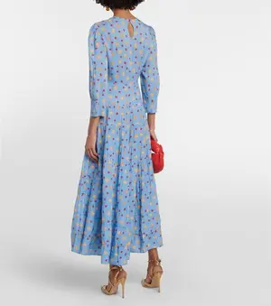 Rixo Kristen Printed Maxi Dress
