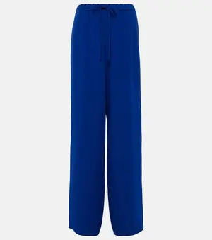 Valentino Garavani Cady Couture Wide-leg Pants