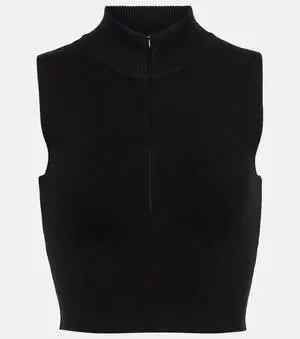 Live The Process Petra Half-zip Crop Top