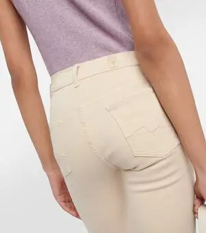 7 For All Mankind Roxanne Mid-rise Slim Jeans