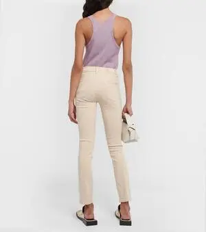 7 For All Mankind Roxanne Mid-rise Slim Jeans