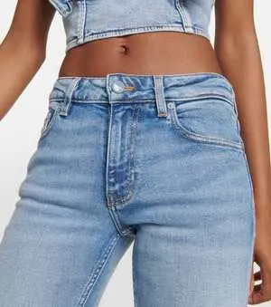 GANNI Mid-rise Flared Jeans