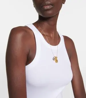 TOTEME Cotton-blend Jersey Tank Top - White