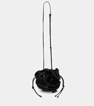 Magda Butrym Ruched Satin Shoulder Bag