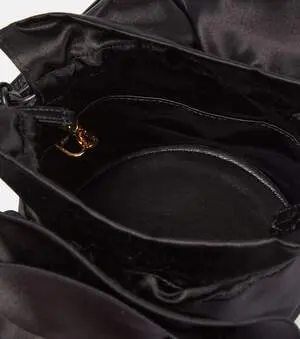 Magda Butrym Ruched Satin Shoulder Bag