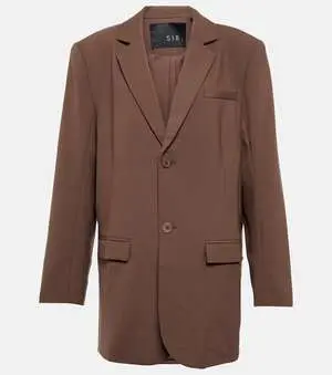 SIR. Single-breasted Wool-blend Blazer