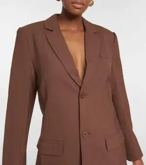 SIR. Single-breasted Wool-blend Blazer