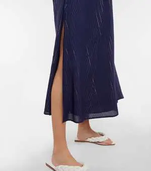 Heidi Klein Striped Halterneck Maxi Dress