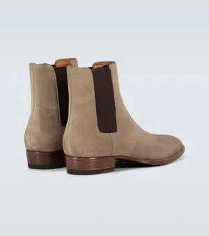 Saint Laurent Wyatt Suede Chelsea Boots
