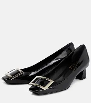 ROGER VIVIER Trompette 45 Patent Leather Pumps
