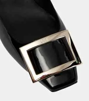 ROGER VIVIER Trompette 45 Patent Leather Pumps