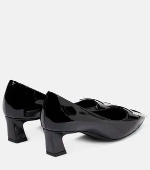 ROGER VIVIER Trompette 45 Patent Leather Pumps
