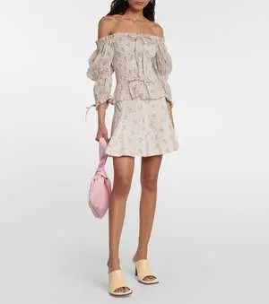 Polo Ralph Lauren Floral Off-shoulder Top