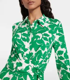 Diane Von Furstenberg Didi Floral Mini Wrap Dress